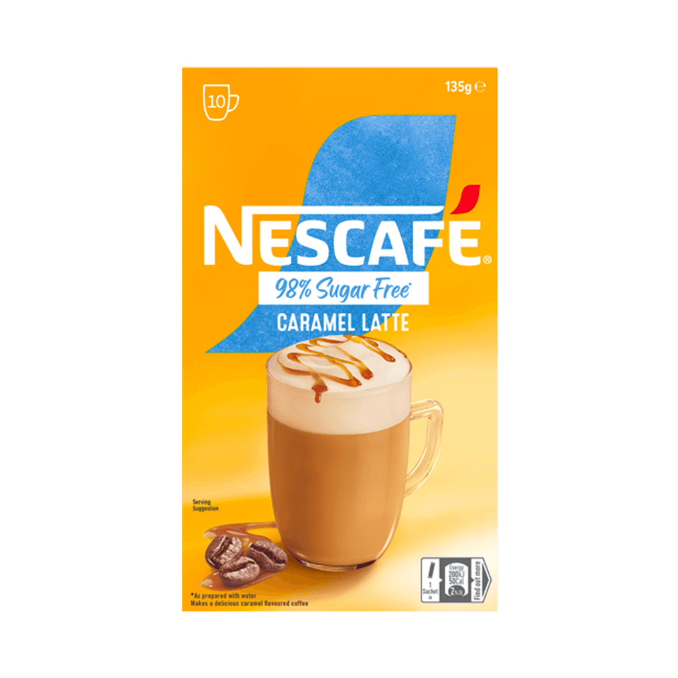 NESCAFÉ® Sugar Free Caramel Latte Sachets | Nescafé AU